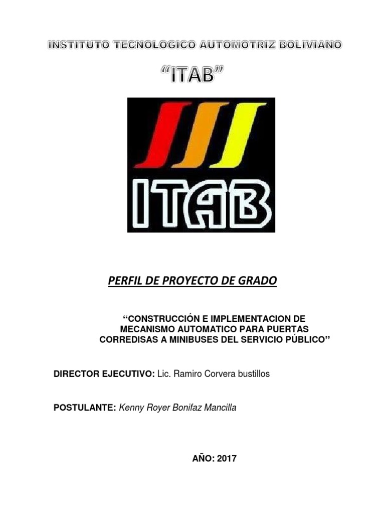 ITAB | PDF | Autobús | Transporte