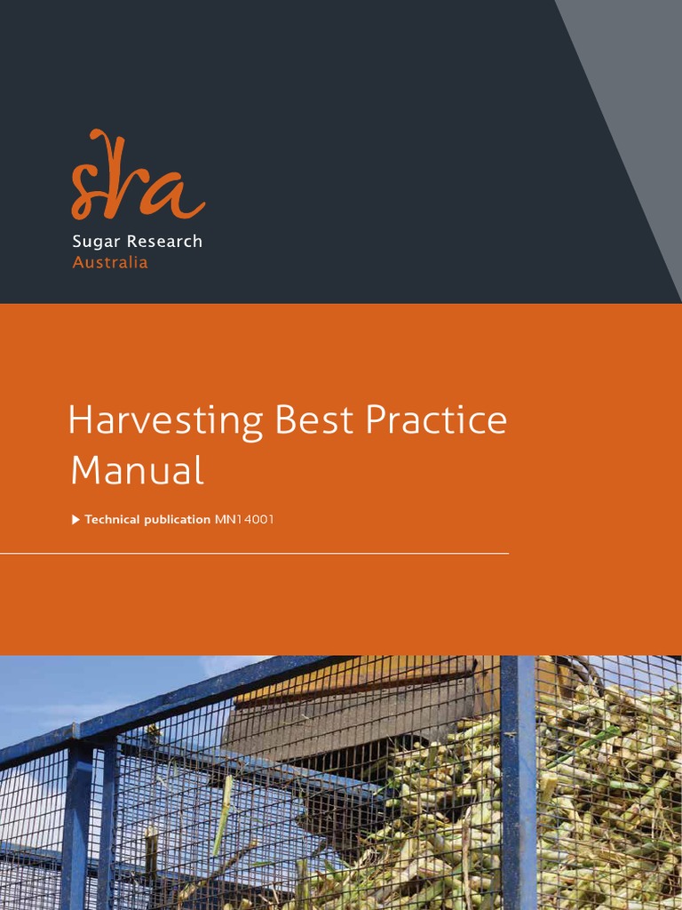 Harvesting Best Practice Manual FINAL LR | PDF | Sugarcane | Agriculture