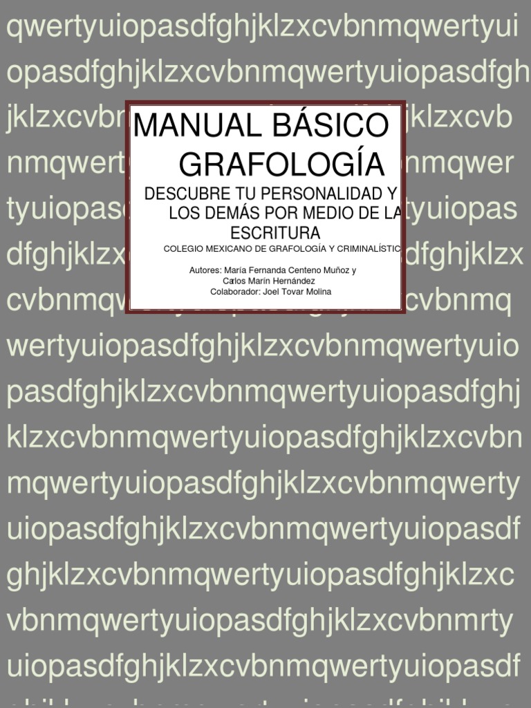 8 Grafologia Libro Base 1 PDF | PDF | Handedness | Grafología