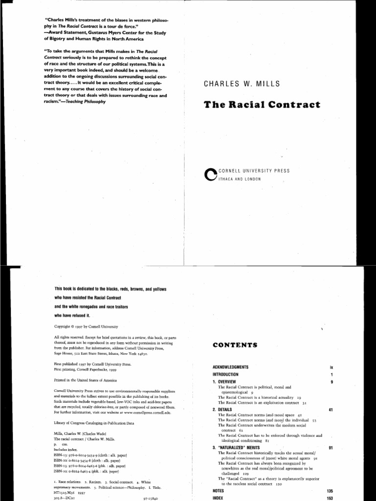 The Racial Contract Book Pdf – Racial Contract Examples – GMBX