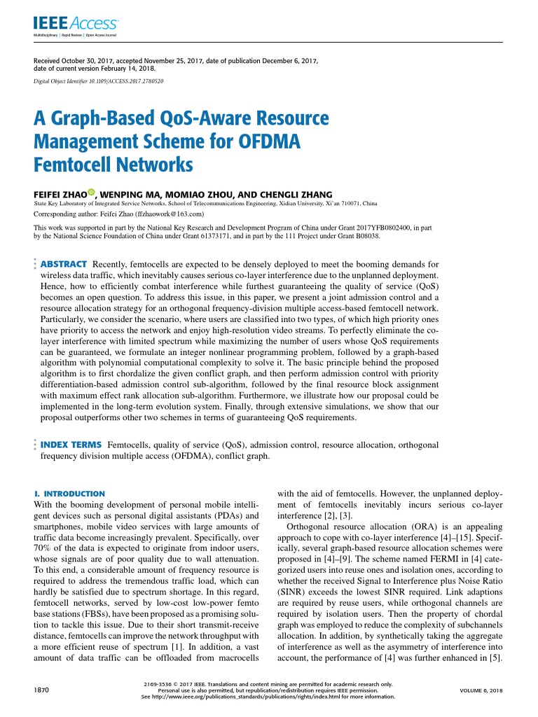 A Graph-Based QoS-Aware Resource | PDF | Vertex (Graph Theory) | Telecommunications
