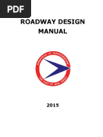Appendix A1 Geometric Design Standards | PDF | Interstate Highway System | Traffic