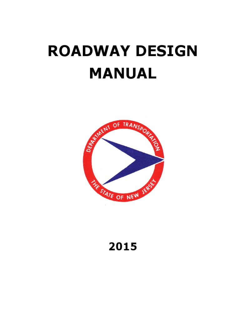 NJDOT Roadway Design Guide | PDF | Interchange (Road) | Surface Runoff