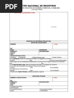 Formulario ONAPI | PDF