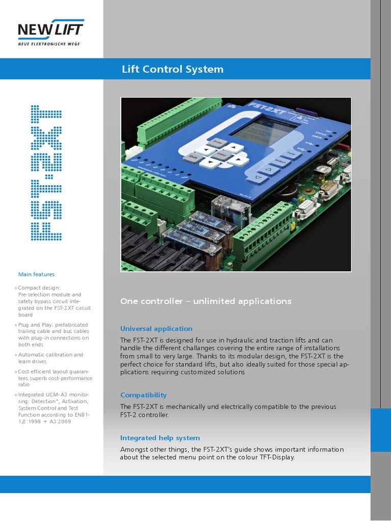 سیستم کنترل newlift PDF | PDF | Modular Programming | Elevator