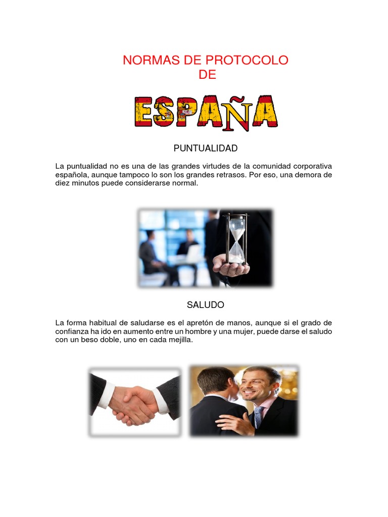 Normas de Protocolo de España