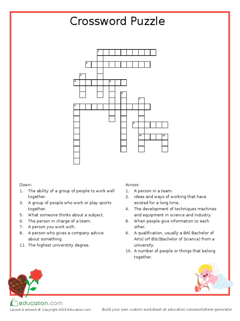 Crossword Puzzle | PDF