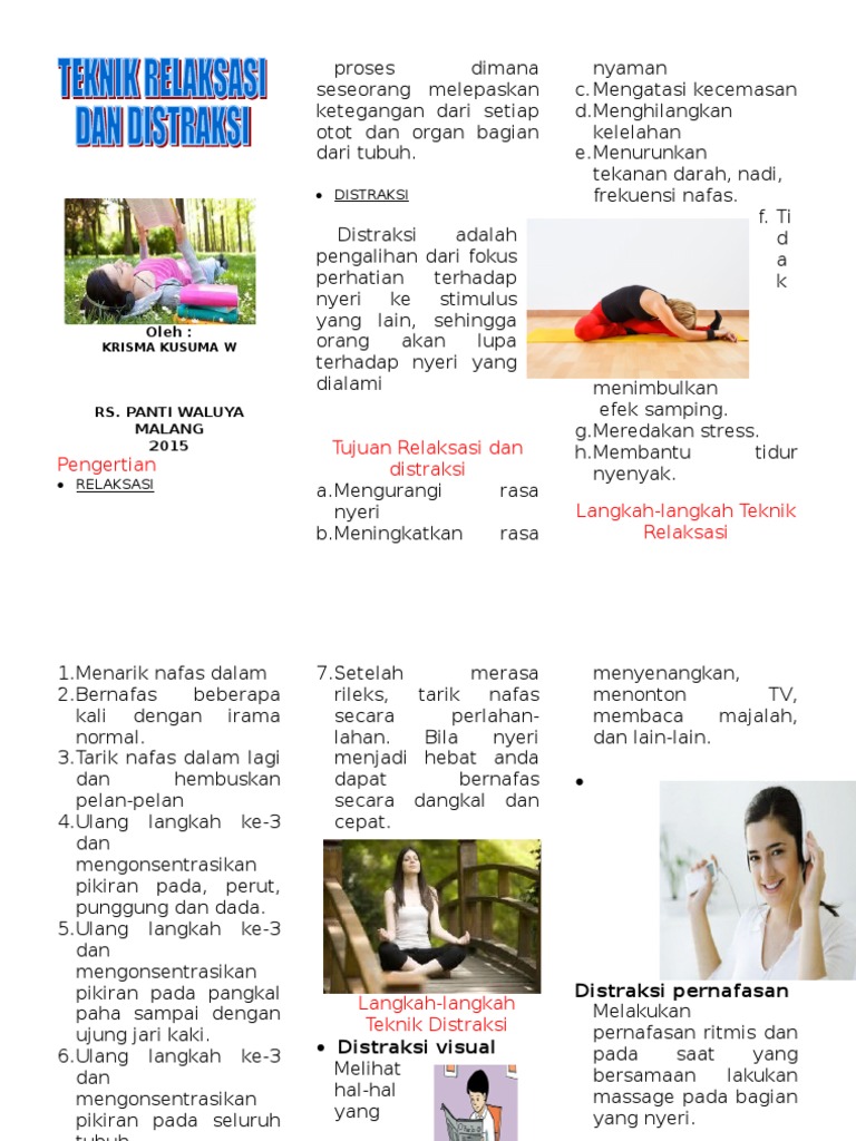 Leaflet Distraksi | PDF