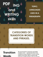 Time Order Words for Clear Writing | PDF | Language Arts & Discipline