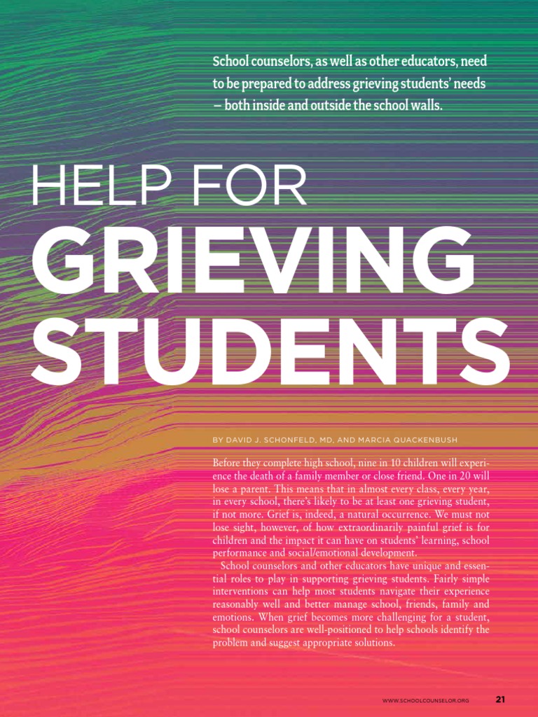Grieving Students | PDF | Grief | Social Media