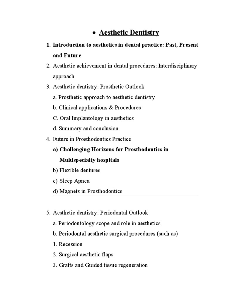 New Index Aesthetic Dentistry | PDF