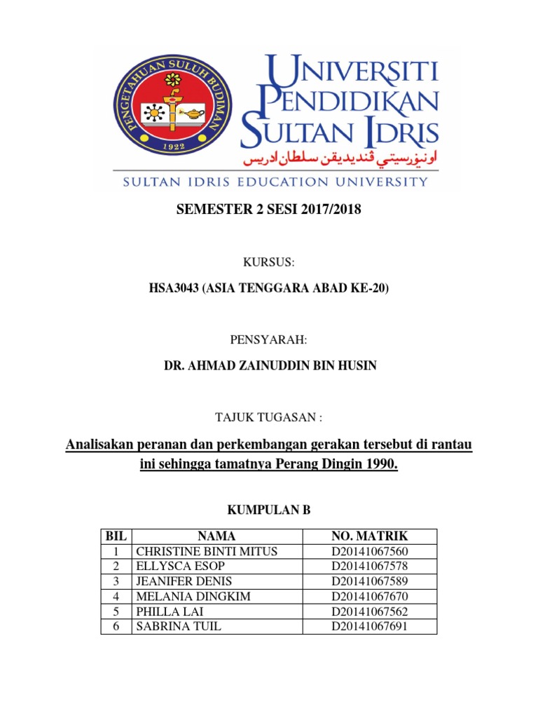 HSA Group Full | PDF | Perjalanan | Sejarah