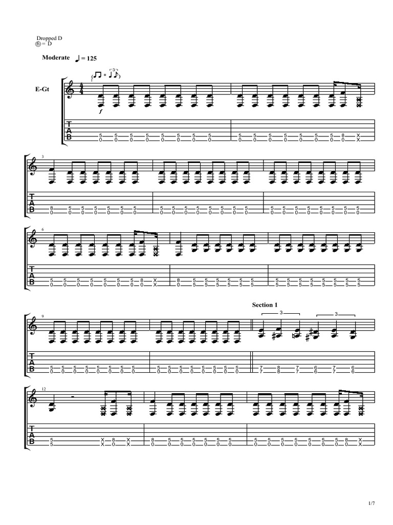 Tame Impala - Elephant Tabs & Chords | PDF | Leisure