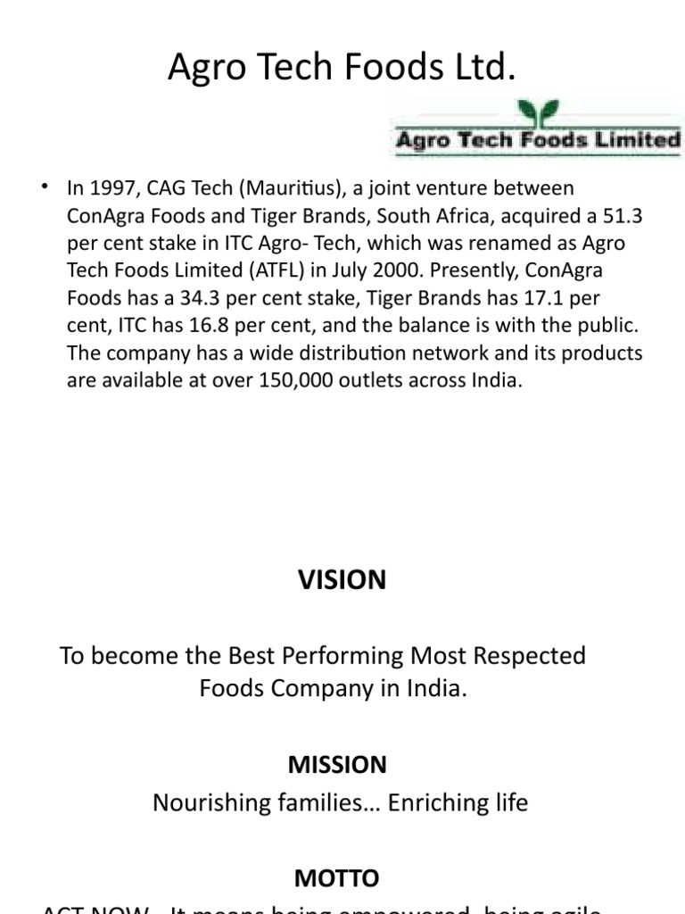 Agro Tech Foods LTD | PDF | Popcorn | Foods
