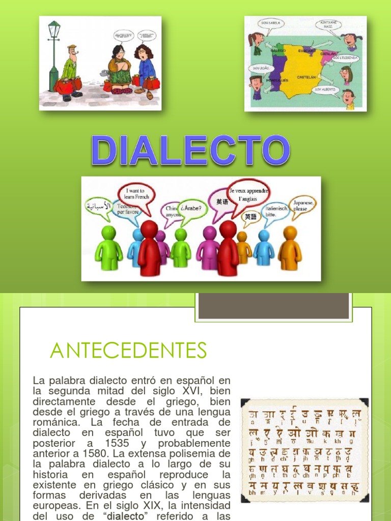 Dialect | PDF | Dialecto | Lengua española