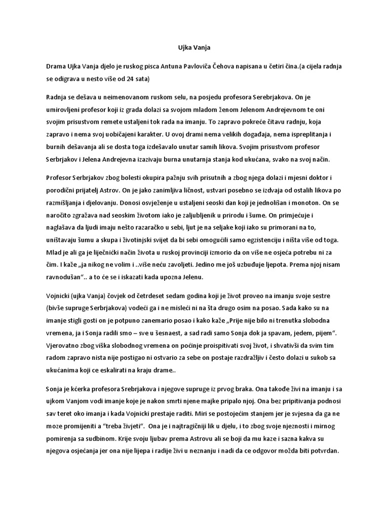 Ujka Vanja | PDF