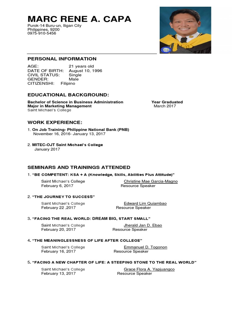 MARC Resume | PDF | Change | Behavior Modification
