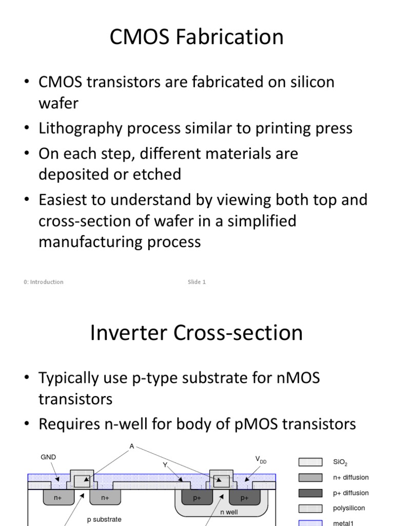 CMOS Fabrication | Download Free PDF | Wafer (Electronics) | Cmos