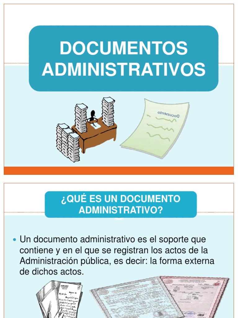 Documentos Administrativos. | Administración Pública | Institución