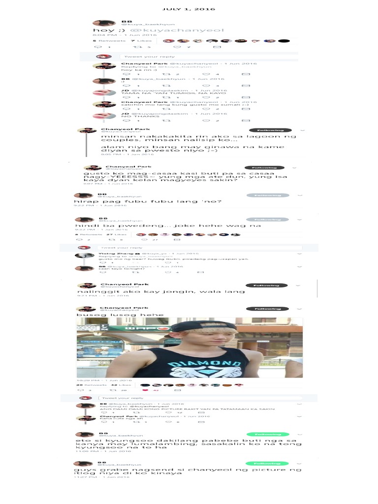 ISKO!EXO ARCHIVE (ChanBaek) | PDF