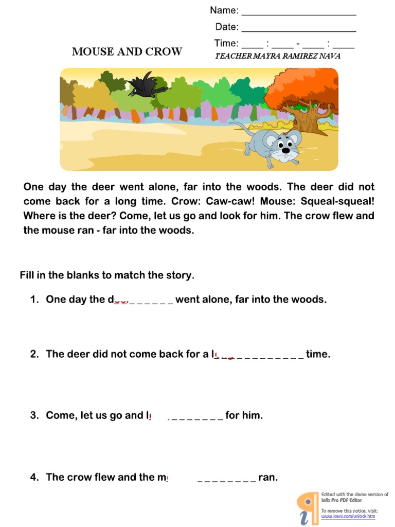 Crow and Deer PDF | PDF