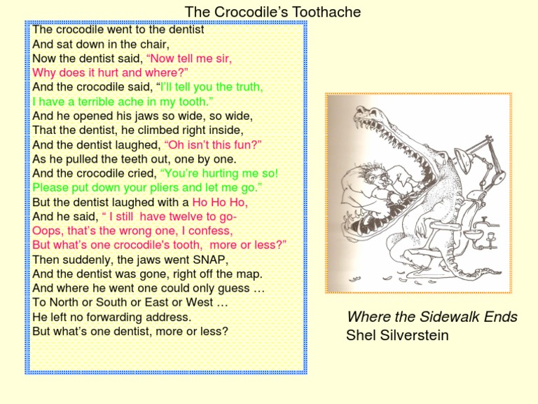 Crocodile S Toothache | PDF