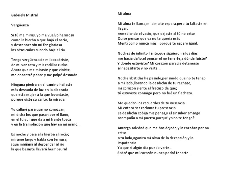 5 Estrofas 4 Versos | PDF