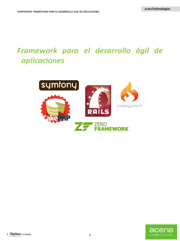 Framework PDF | PDF | Marco de software | Modelo – Vista – Controlador