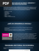 6.1.6 Programas Sectoriales de Medio Ambiente y Recursos Naturales ...