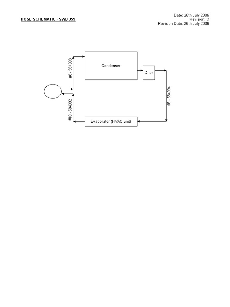359 Hose Part Numbers Rev C | PDF
