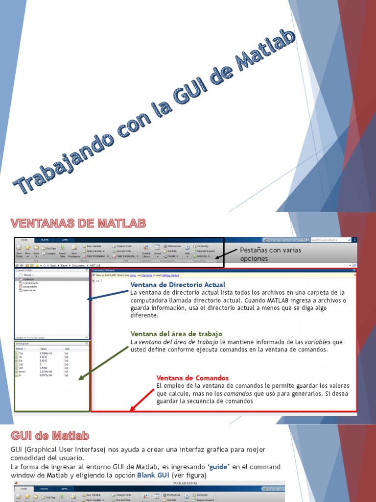 Gui Matlab | PDF | Ventana (informática) | Interfaces gráficas de usuario