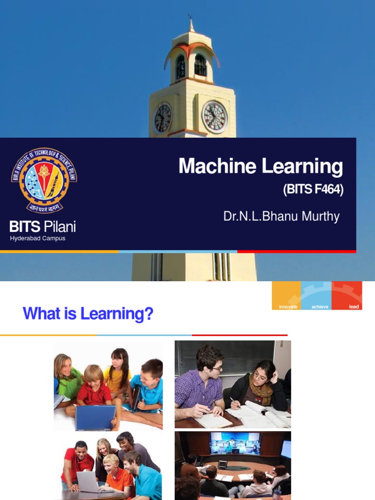 Machine Learning: BITS Pilani | PDF | Support Vector Machine | Machine ...