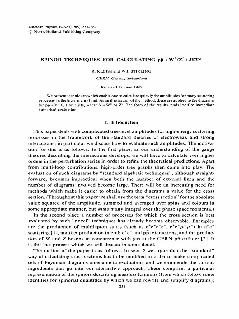 CERN, Geneva, Switzerland | PDF | Elementary Particle | Spin (Physics)