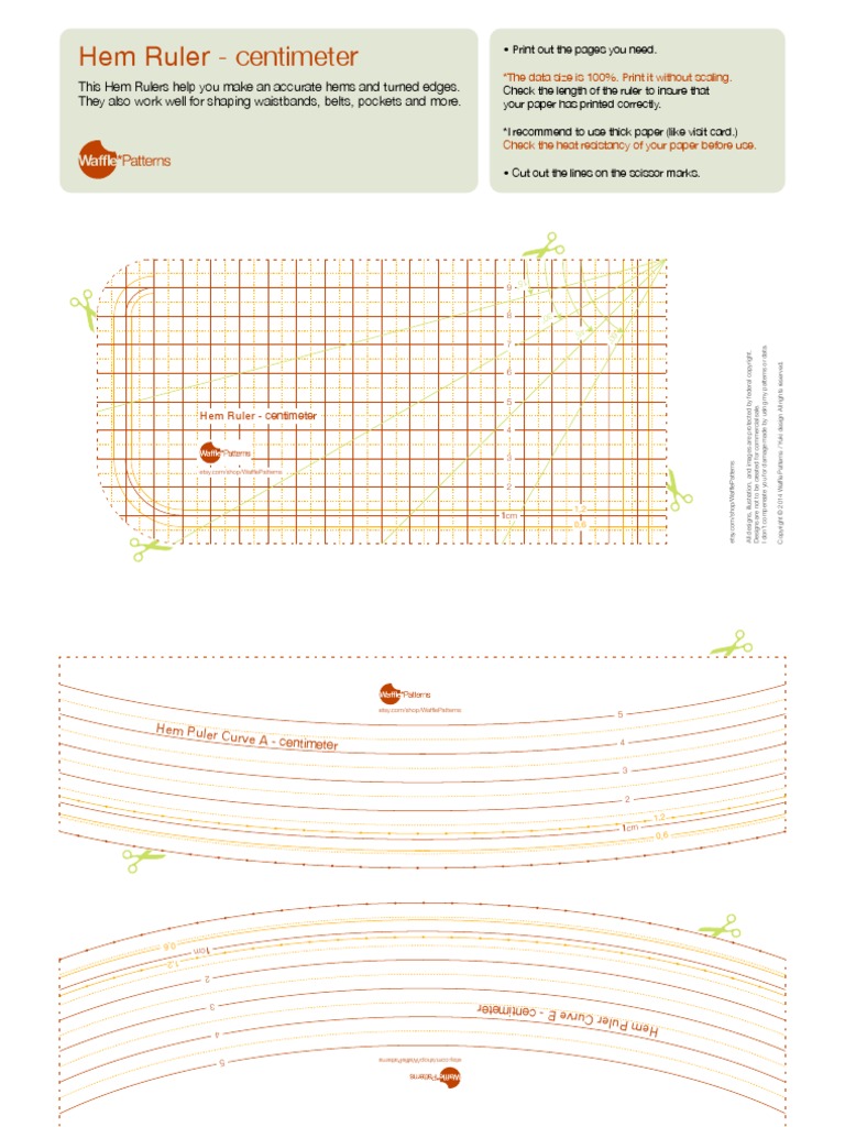 Hem Ruler Metric | PDF