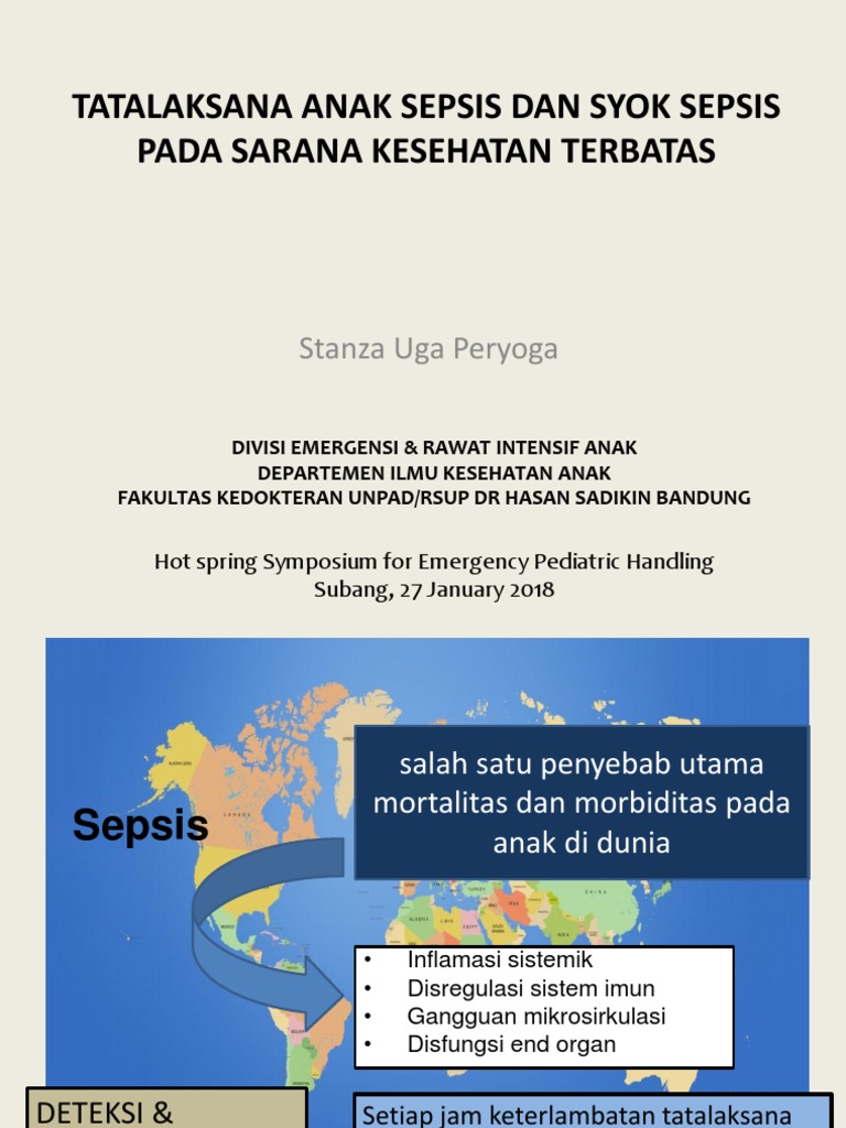 Tatalaksana Sepsis Dari DR - Diana | PDF
