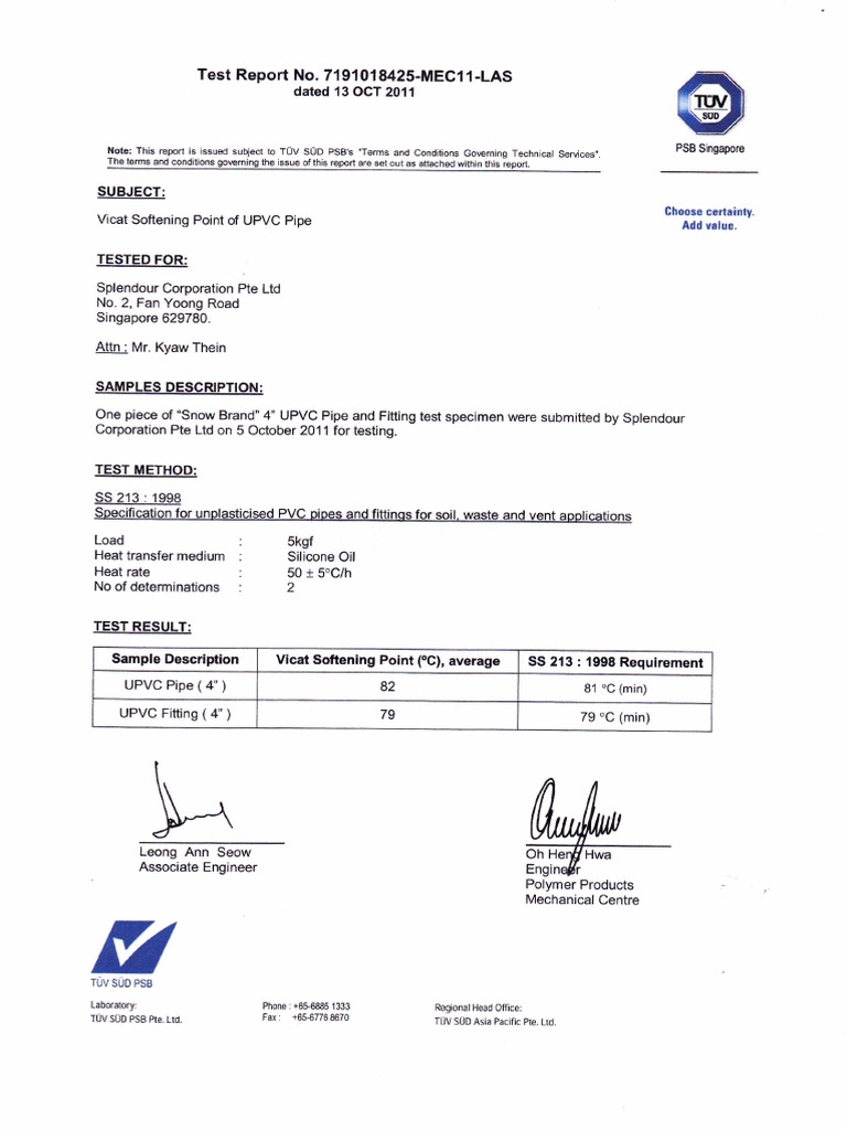 Load Rate: Test Report | PDF | Polyvinyl Chloride | Building