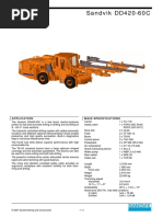 Sandvik DD321 | PDF | Truck | Drill