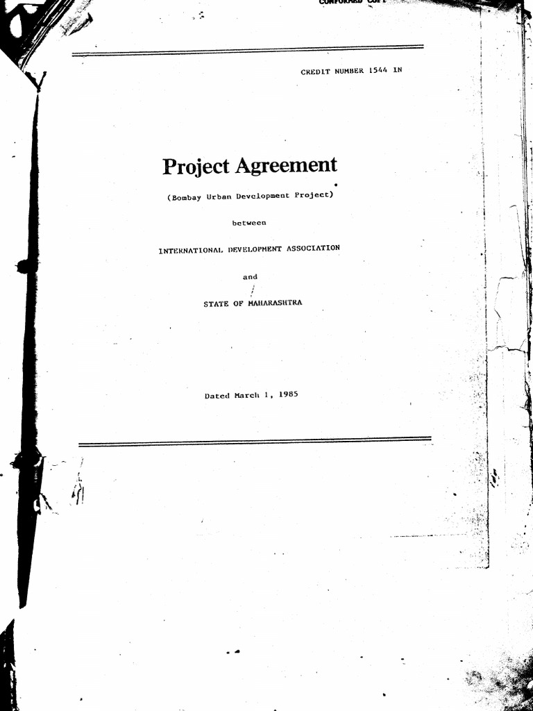 World Bank Project Agreement | PDF | Financial Services | Business