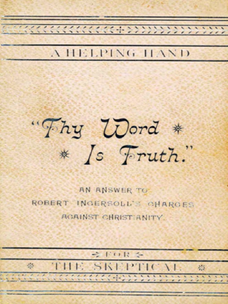 Bl1893 - 'Thy Word Is Truth' | PDF | The Gospel | Sin