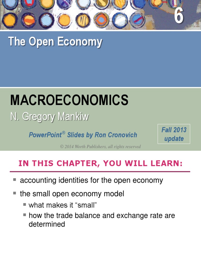The Open Economy: Macroeconomics | PDF | Exchange Rate | International ...