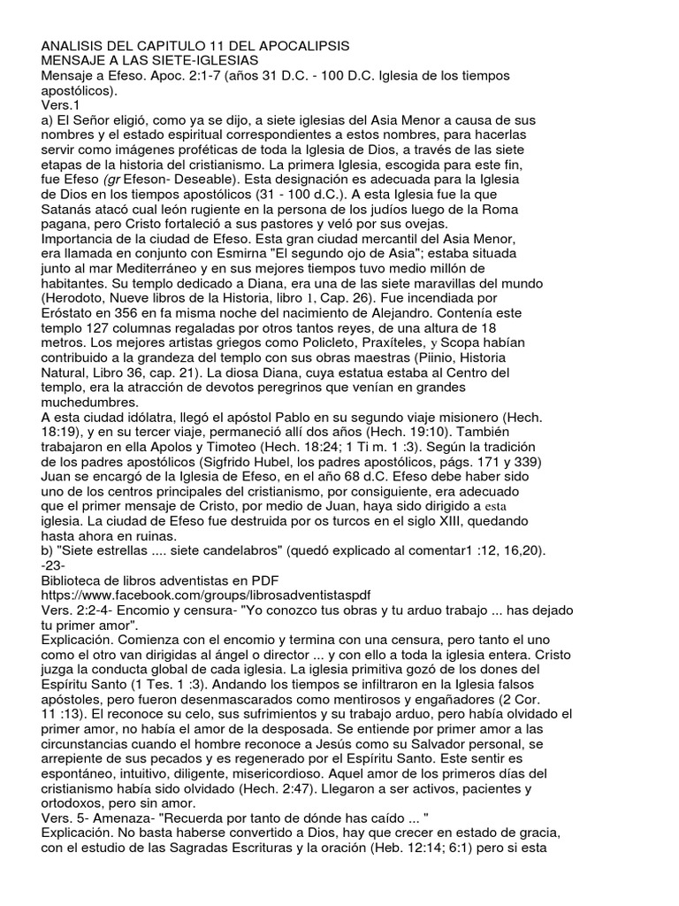 Las 7 Iglesisa De Apocalipsis Pdf Constantino El Grande Iglesia