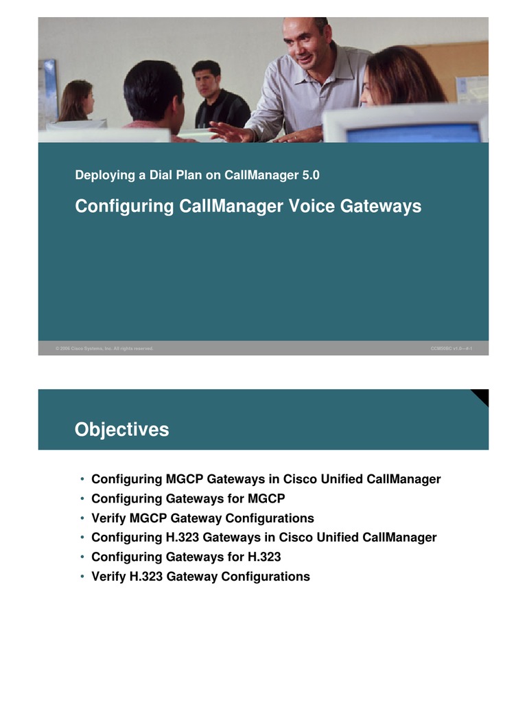 Configuring Callmanager Voice Gateways Pdf Gateway Telecommunications Router Computing