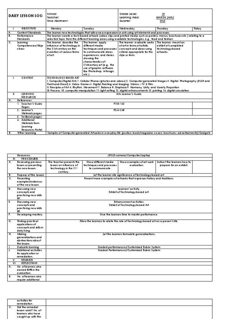 Mapeh 10 Arts 2nd Grading 3 | PDF | Computer Graphics | Mass Media