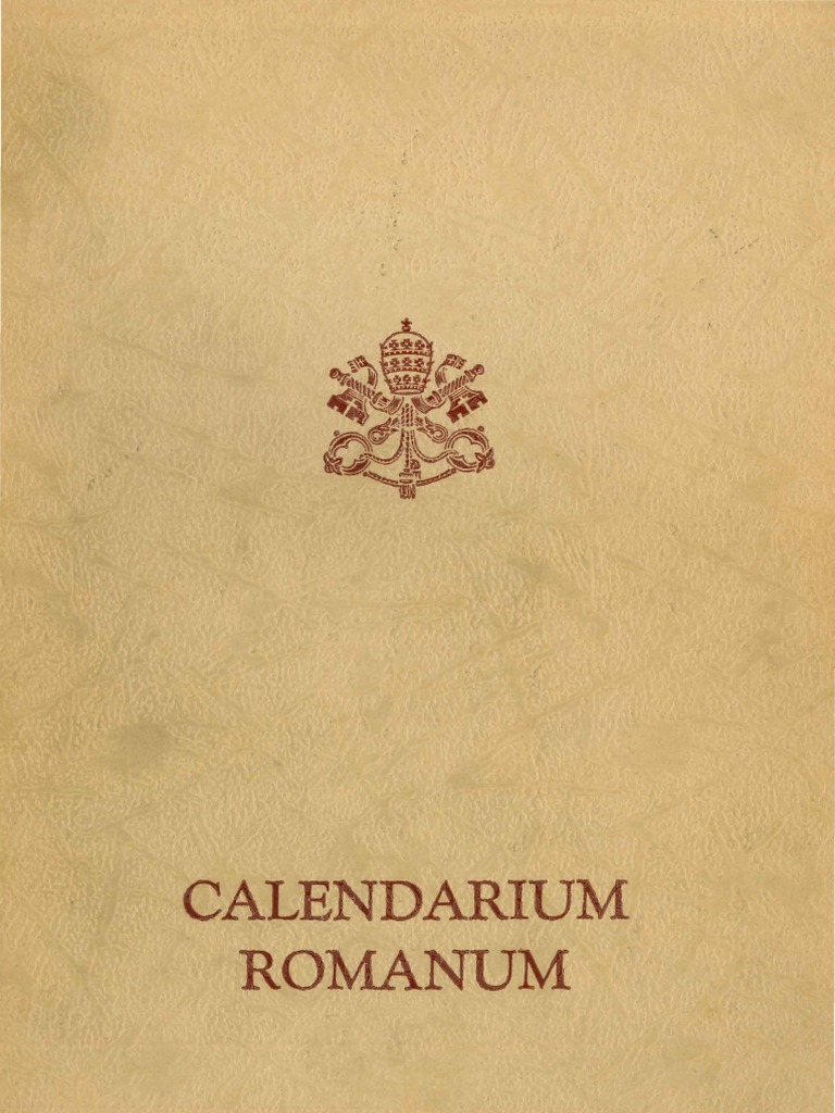 Calendarium Romanum (1969) | PDF