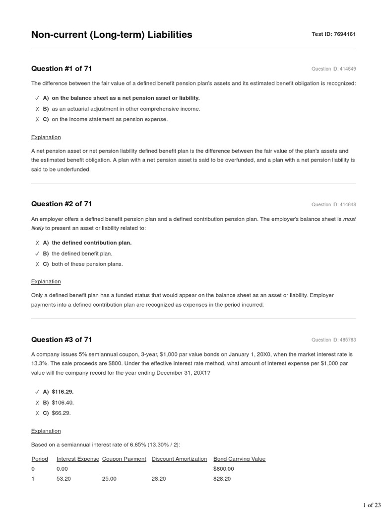 08 Non-Current (Long-Term) Liabilities | Download Free PDF | Bonds ...