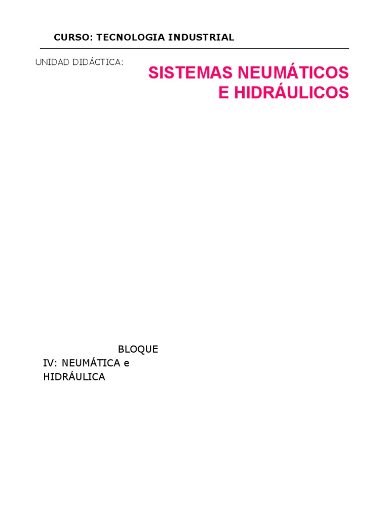 Circuitos Neumaticos e Hidraulicos | PDF | Gases | Humedad