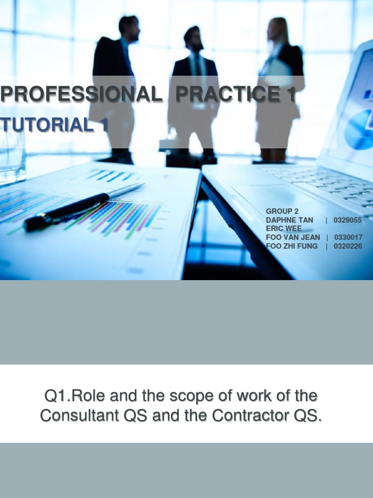 Professional Practice 1: Tutorial 1 | PDF | Procurement | General ...