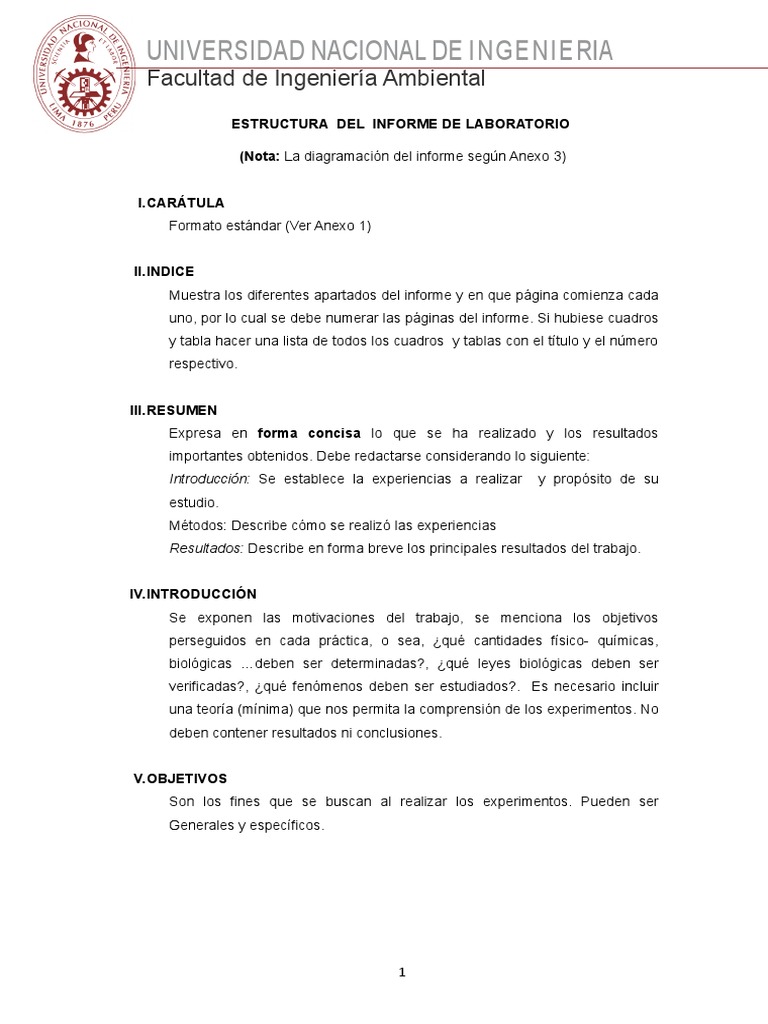 Modelo Informe Micro | PDF | Laboratorios | Teoría