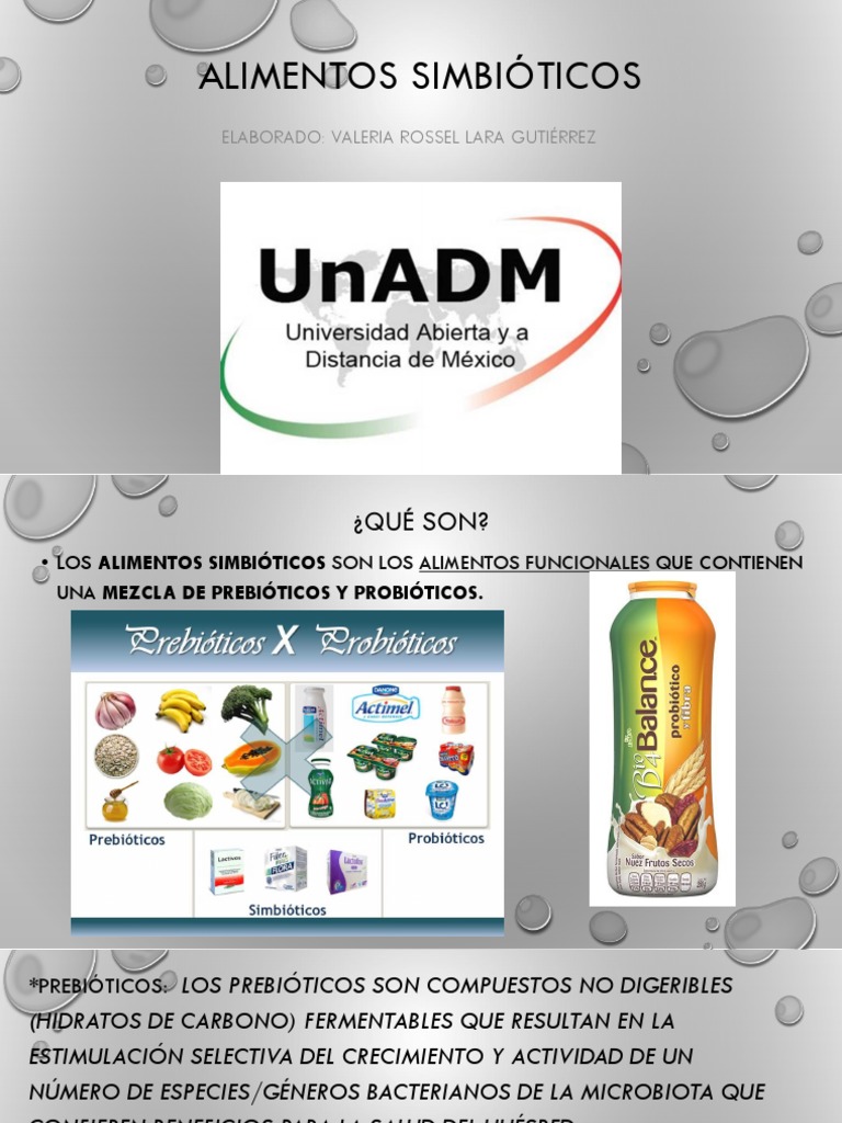 Alimentos Simbióticos | PDF | Salud y bienestar