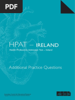 MedEntry HPAT Practice Exam Questions With Worked Solutions | PDF ...